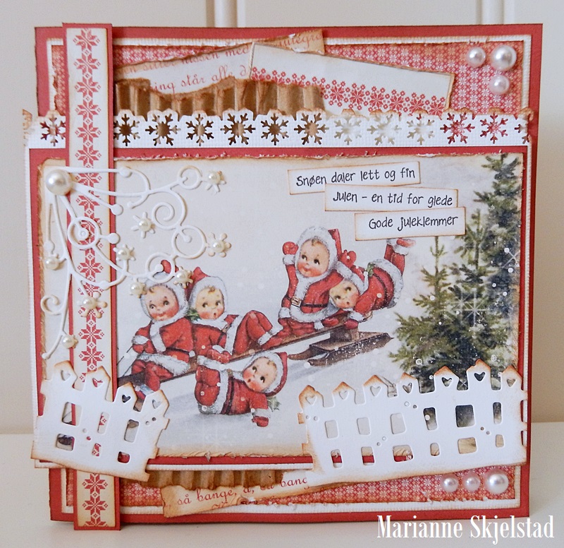 My first card with Christmas in Norway » Pion Design's Blog